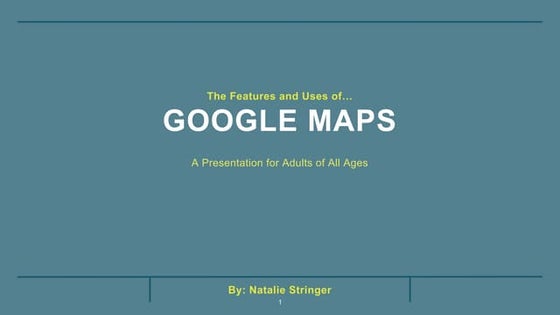 inetMAPS for Google Maps | PPT