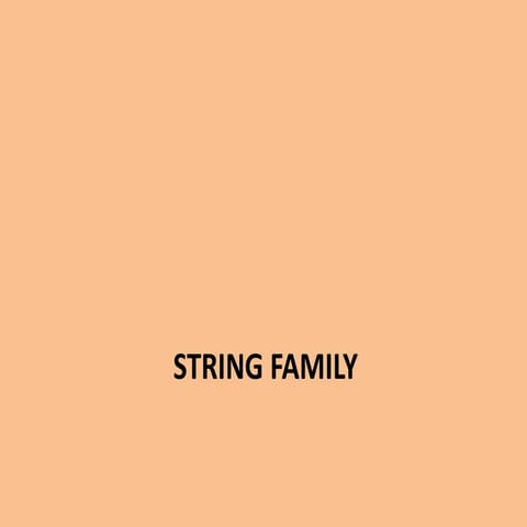 String family | PPTX