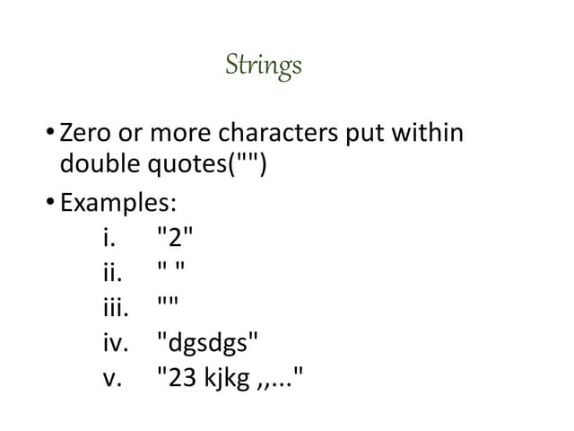 String Functions Ppt Free Download 7752
