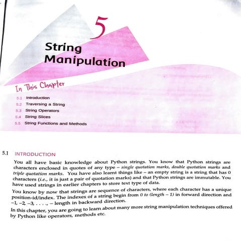 String Manipulation Pdf