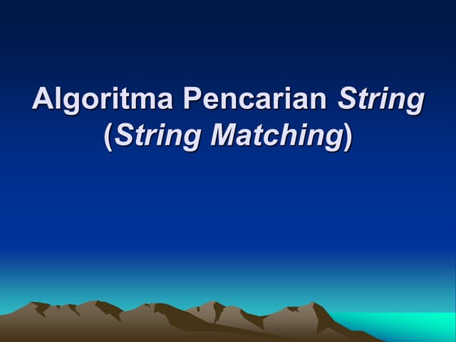 String Matchingpptscscacacsccccccccccccccccccccccccccccccc Ppt 2305