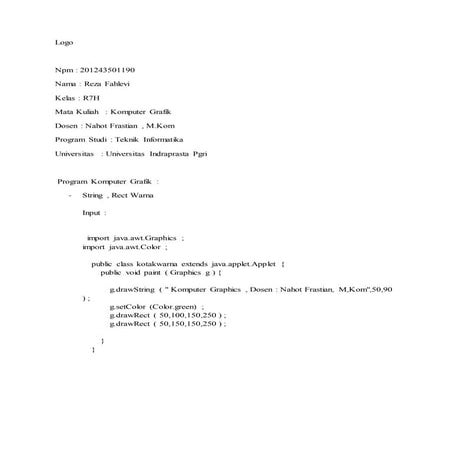 String rect warna | PDF