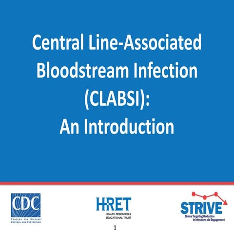 Strive-CLABSI101-508.pdf clabsi infection | PDF