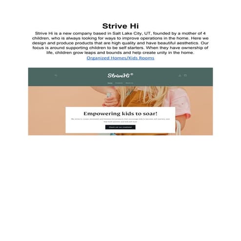 Strive Hi is a new company based in Salt | PDF