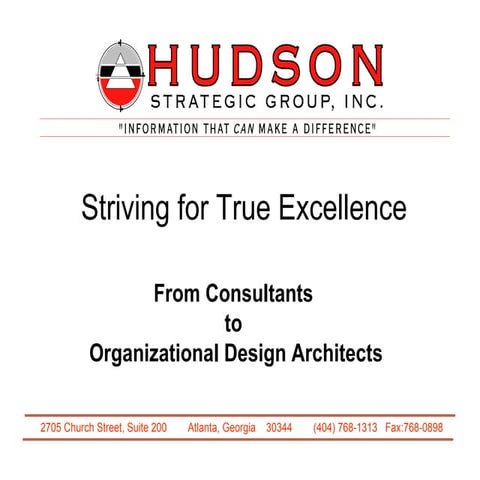Striving for True Excellence | PPT