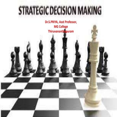 Strategic Decision Making | PPTX