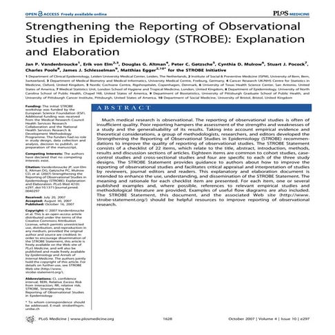 Strobe checklist v4_cross-sectional | PDF