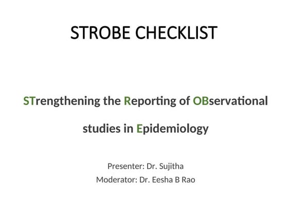 Strobe checklist v4_cross-sectional | PDF