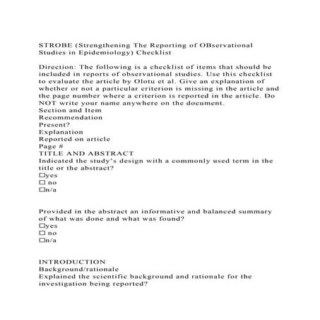 STROBE (Strengthening The Reporting of OBservational Studies in Ep.docx