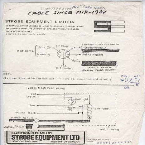 Strobex Flash Unit 5000 diagram | PDF