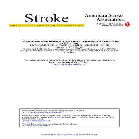 Stroke | PDF