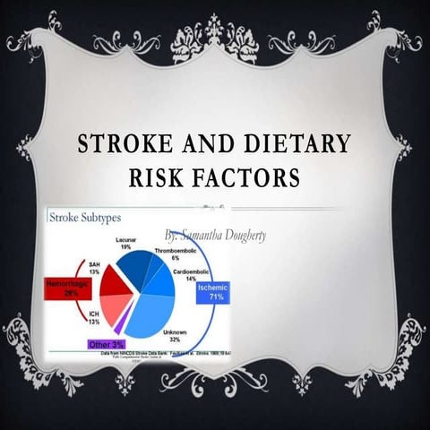 Stroke and dietary risk factors | PPTX | Blood Disorders | Diseases and ...