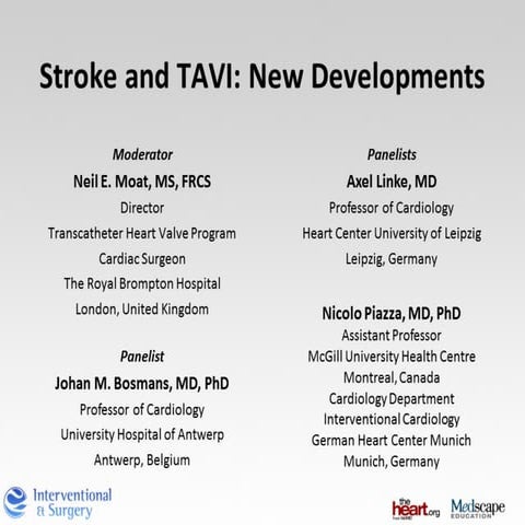 Stroke and tavi new developments | PPT