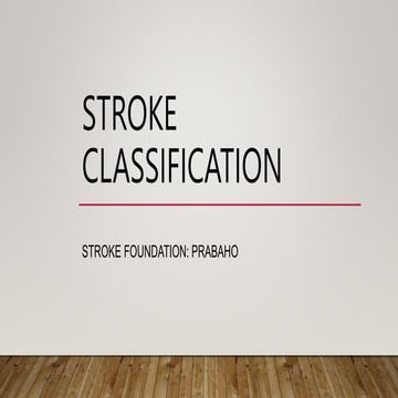 Stroke classification.pptx | Heart and Cardiovascular Diseases ...
