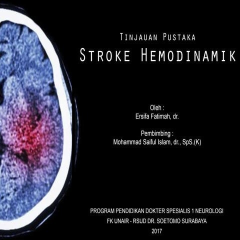 Stroke Hemodinamik | PDF