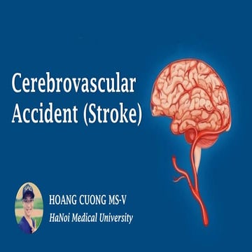 Stroke - Cerebrovascular Accident (CVA) | PDF