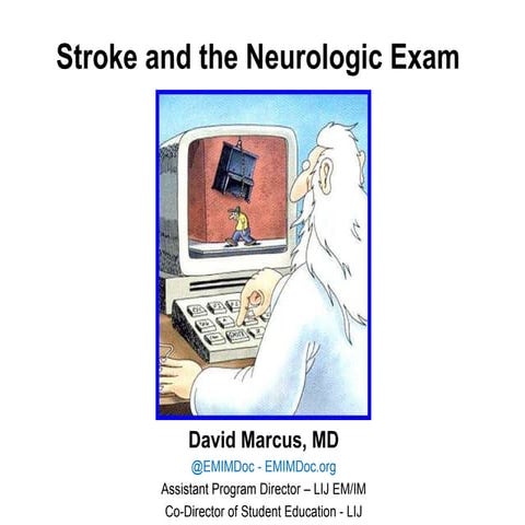 Stroke Overview - EM Orientation | PPTX