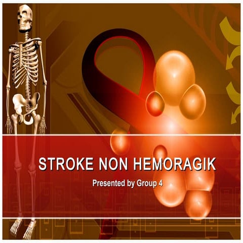 Stroke non hemoragik | PPT