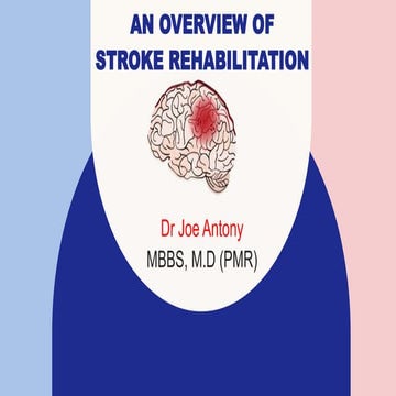 Stroke rehabilitation | PPTX