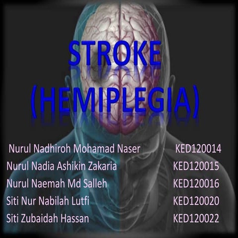 Hemiplegic Strokes | PPTX