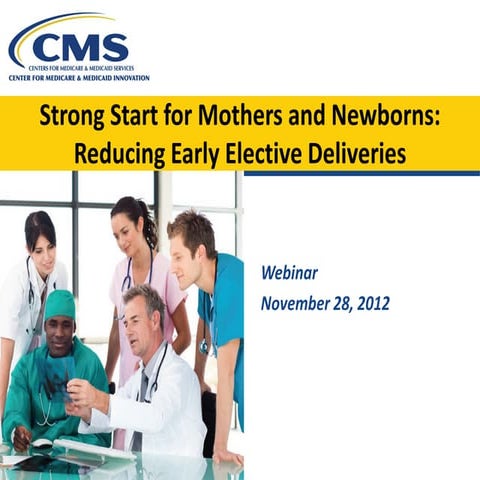 Webinar: Strong Start for Mothers and Newborns - Reducing Early ...