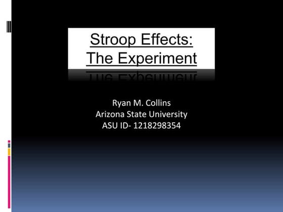 The Stroop EffectEffect18TitleStudent’s NamePro.docx