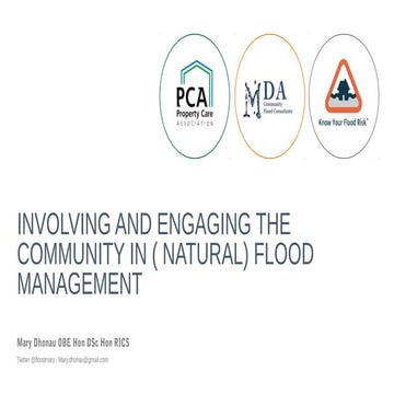 Involving and engaging the Community in (Natural) Flood Management | PPT