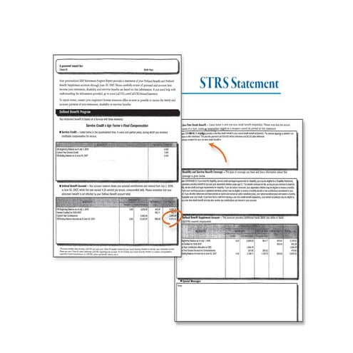 CalSTRS stmt example | PDF