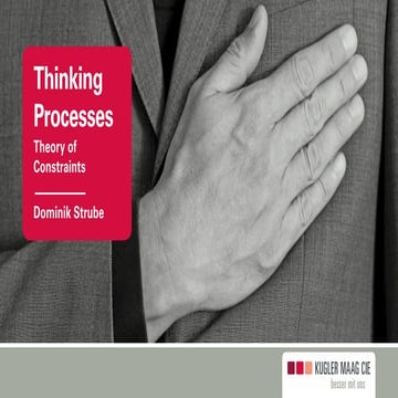 Dominik Strube – Theory of Constraints. The Thinking Processes | PPT