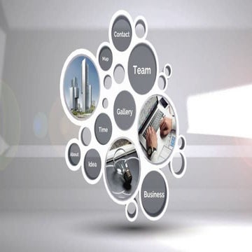 Structure 3D Circles Presentation Template | PPT