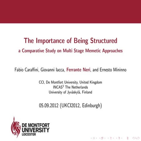 The Importance of Being Structured | PDF