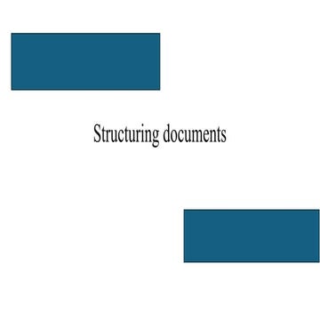 Describe and discuss Structing document 10.pptx