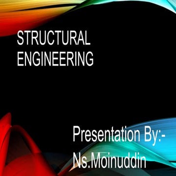 Structural eng. | PPTX | Civil Engineering Industry | Industries