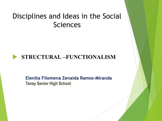 History of structural functionalism theory - koticrafts
