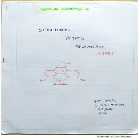 Structural Activity Relationship Sar Pdf