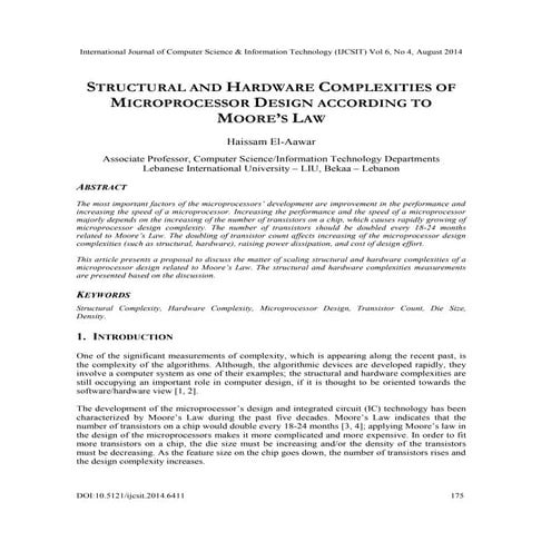 Structural and hardware complexities of | PDF