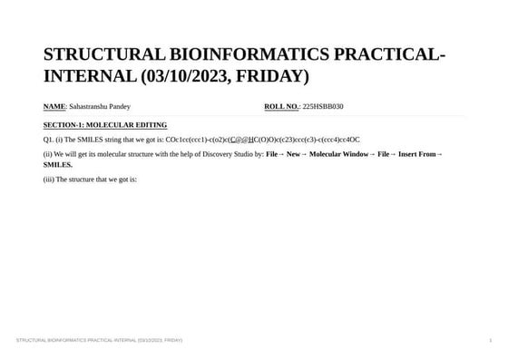 GROMACS Tutorial - Introduction, Procedure & Data Analysis | PPTX | Chemistry | Science