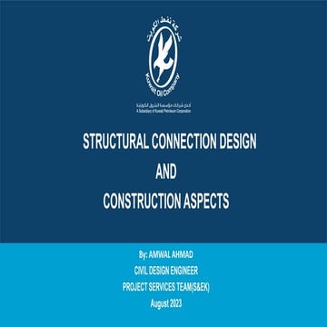 Structural Connection Design & Construction Aspect .pptx