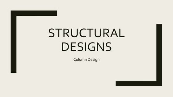 Structural designs work samples | PPT