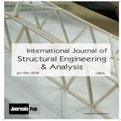 Structural Engineering and Analysis Vol 2 Issue 2 | PDF