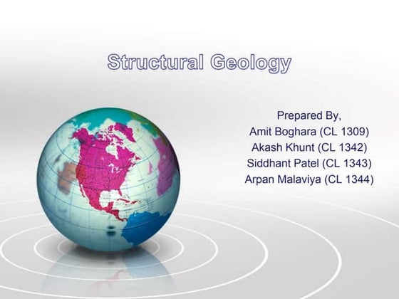 Description and classification of folds | PPT | Geology | Science