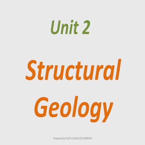4. lecture on structural geology folds | PPTX