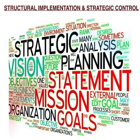 Structural implementation & strategic control | PDF