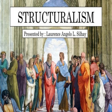 Structuralism, By Laurence Angelo Silhay | PPT
