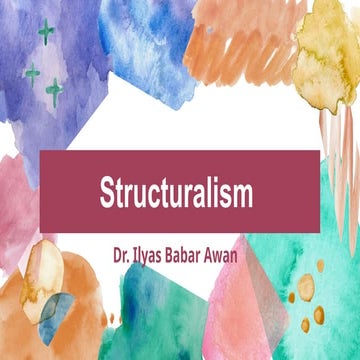 Literary Criticism: Structuralist Approach | PPTX