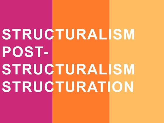 Structuralism | PPT