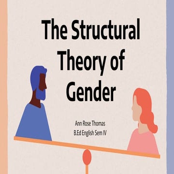 Structural Theory and Gender.pptxvsbsnsnnssnsj | PPTX
