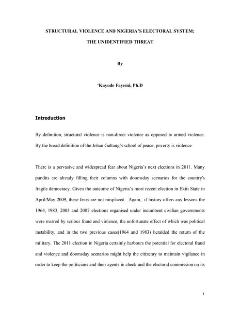 Military regime is better than civilian rule | DOCX