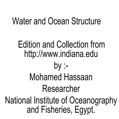 Water Structure | PDF