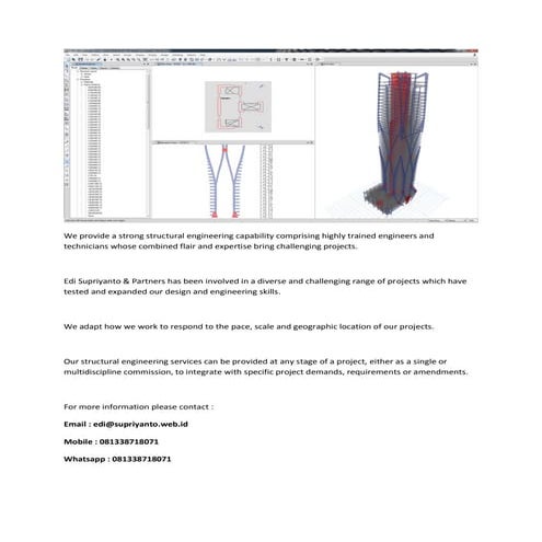 Jasa Desain | Perhitungan | Analisa Struktur | Structural Design | Engineer | Designer ...